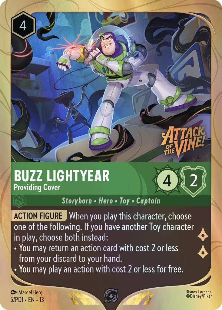 Buzz Lightyear - Providing Cover (Attack of the Vine! PD1-5/207 ...