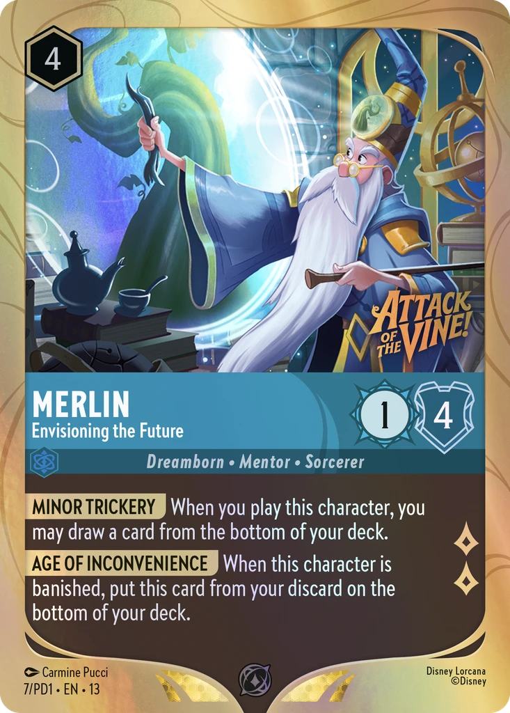 Merlin - Envisioning the Future (Attack of the Vine! PD1-7/207) · Chase ...